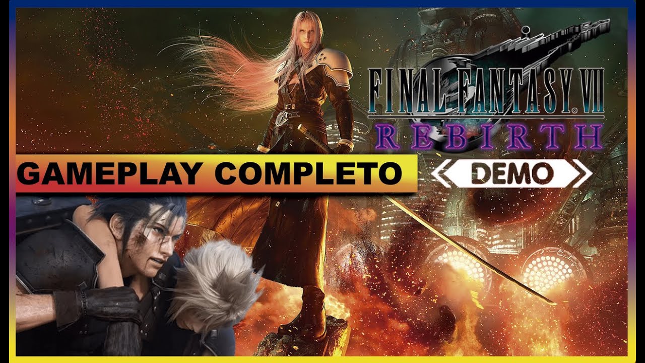 Gameplay de Final Fantasy 7 Rebith Demo 2 - YouTube