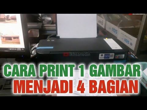 cara print 1 gambar menjadi 4 bagian @IkhsanudinOfficial - YouTube