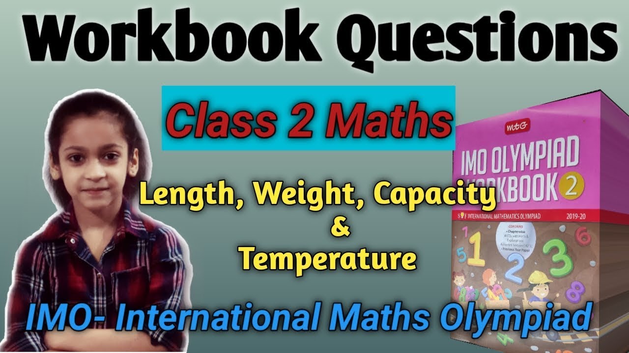 IMO Workbook Questions Class 2| Length,Weight,Capacity & Temperature ...