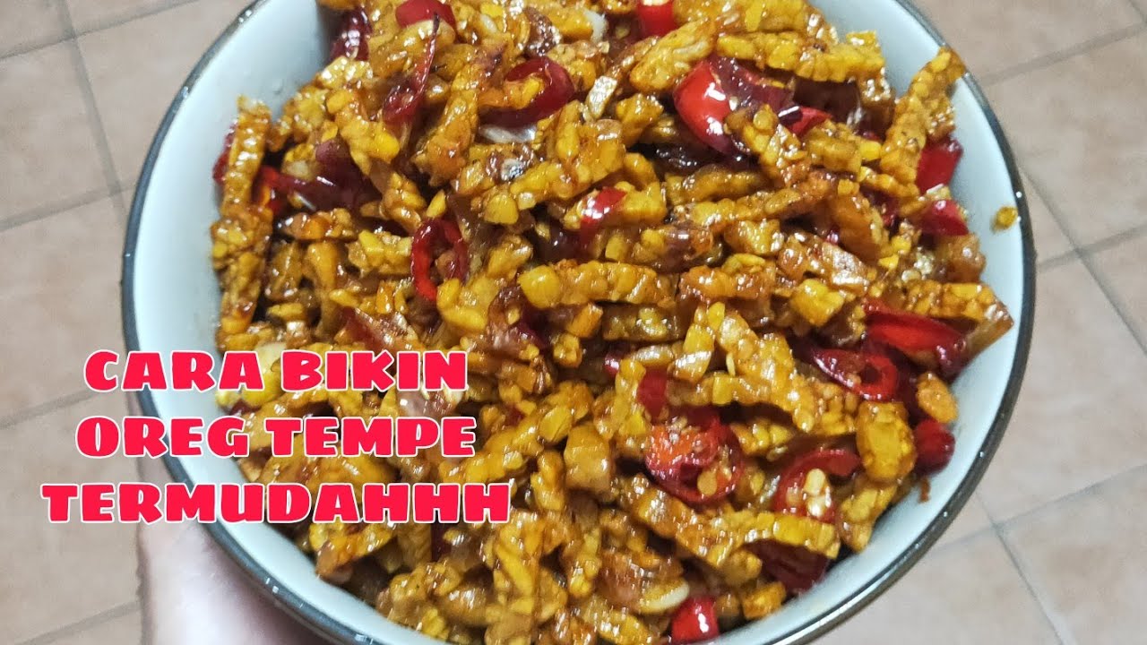 punya tempe dibikin oreg ajah enak dan praktis - YouTube