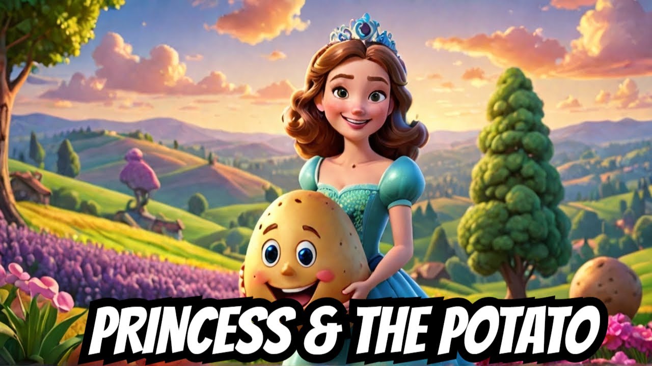 "Princess & the Potato Adventure!"#youtubeshorts #kids story# kids reel ...
