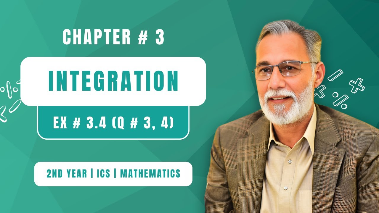 2nd year Mathematics | Chapter # 3 Ex # 3.4 (Q # 3, 4) | Professor ...