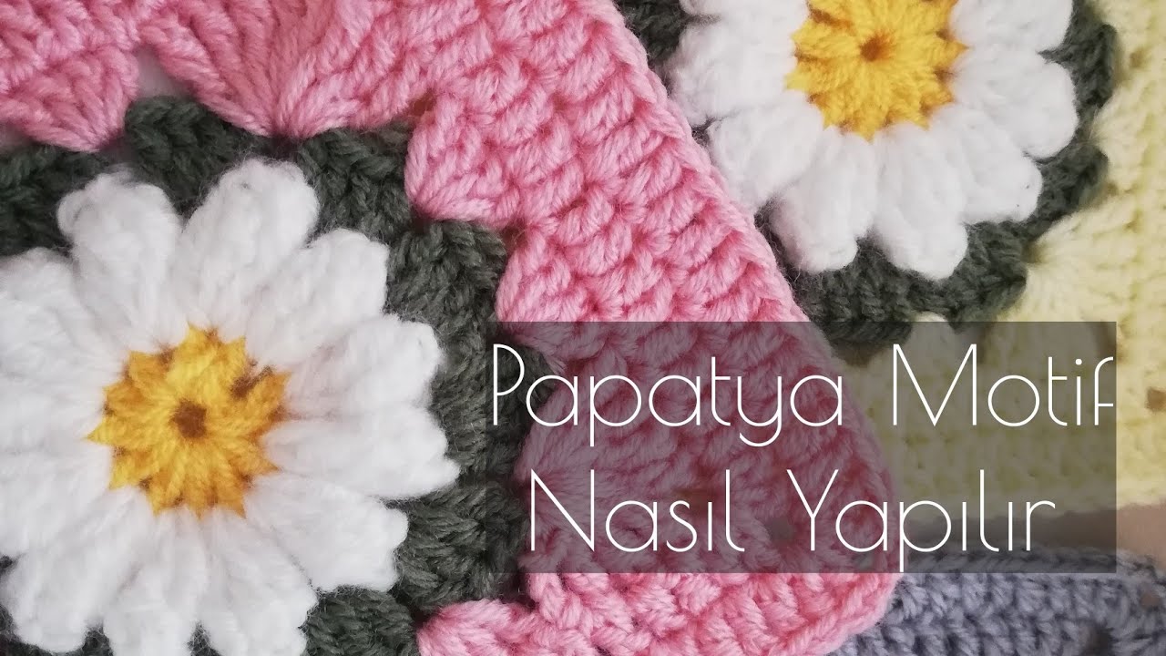 Papatya Motif Yapımı. Papatya Motif Nasıl Yapılır. - YouTube