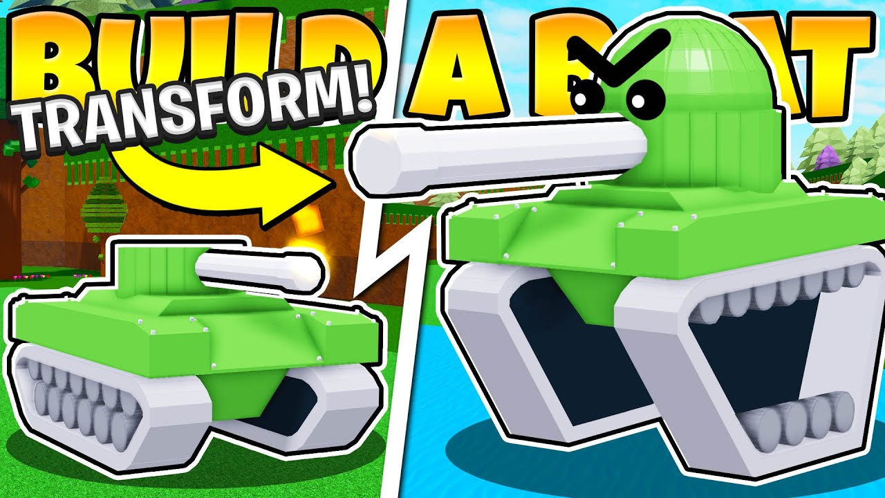 I BUILT A TRANSFORMING TANK! Roblox Build a Boat - YouTube