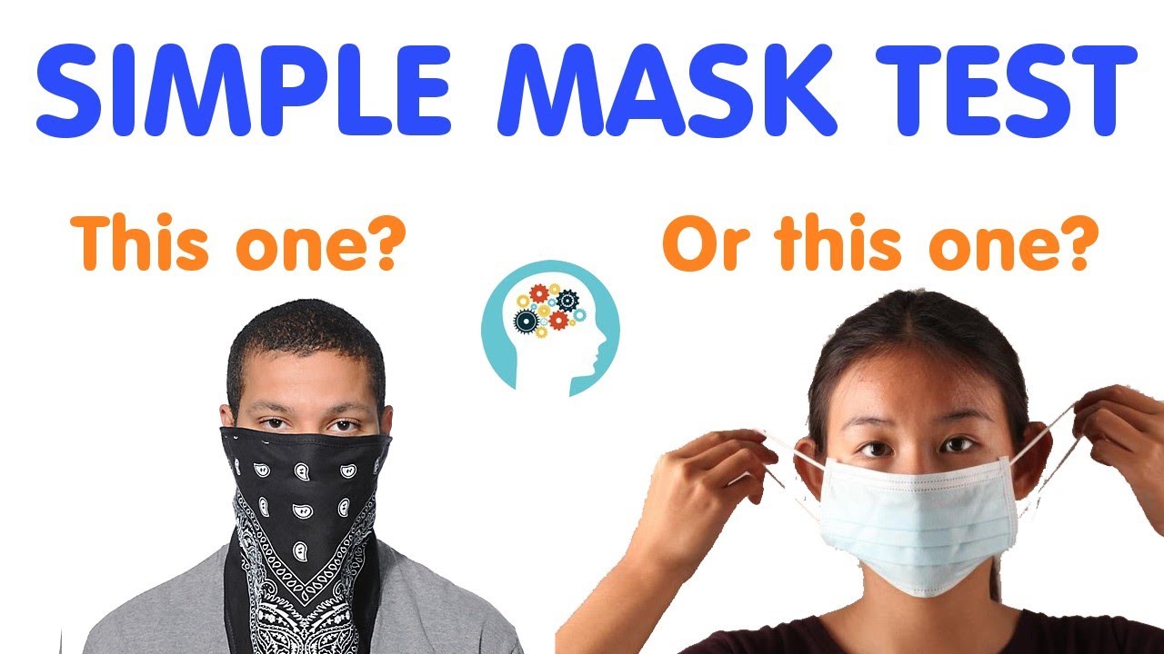 EASY MASK TEST: Which masks are better at stopping infected droplets ...