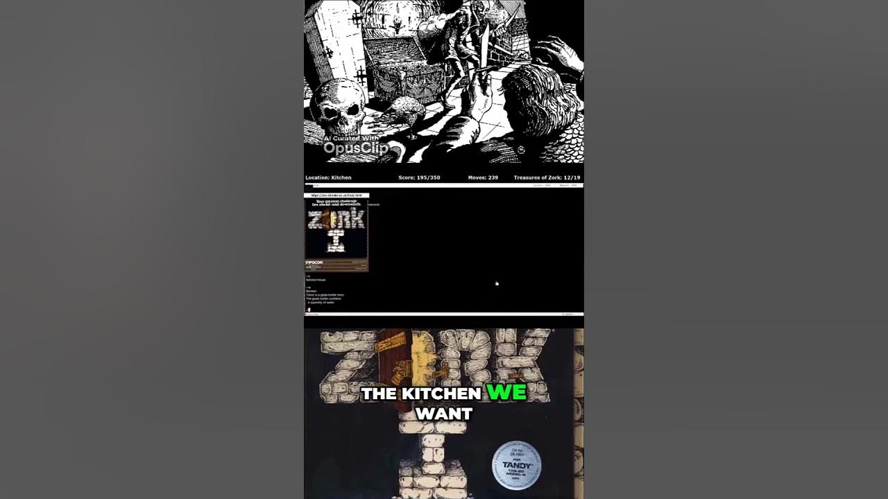 ZORK 1 - Defeat The Thief Walkthrough (Part 1 of 9) #shorts - YouTube