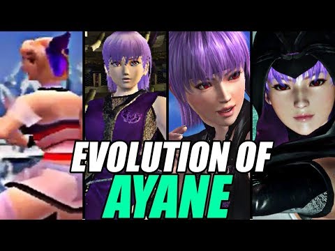 Evolution of Ayane from Dead Or Alive (1998-2019)
