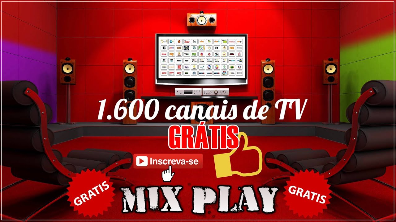 1.600 Canais de TV PAGA Totalmente GRÁTIS #11 - YouTube