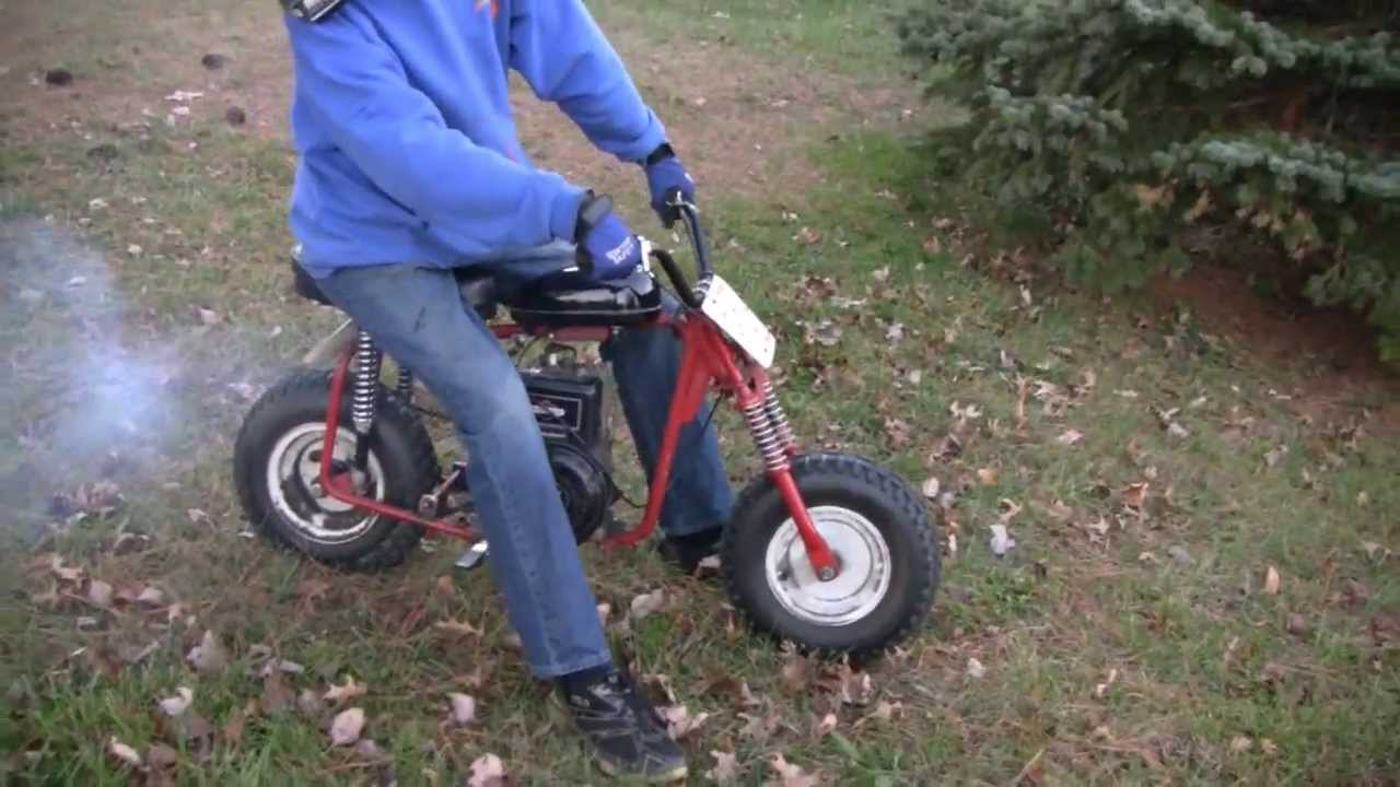 MINI BIKE TOP SPEED RUN AND SOME RACES - YouTube