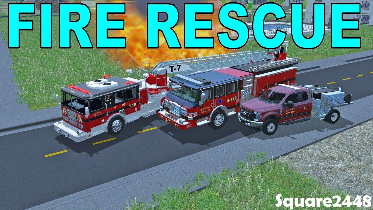 Farming Simulator 17 | Fire Rescue | New Trucks | Camper Fire ...