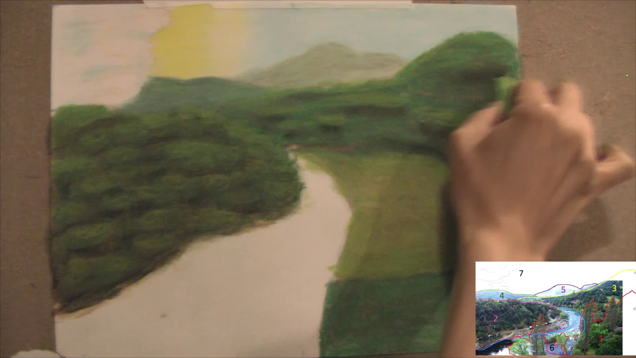 4th Grade Art Lesson - Landscape Drawing of Gold Country in Bierstadt ...