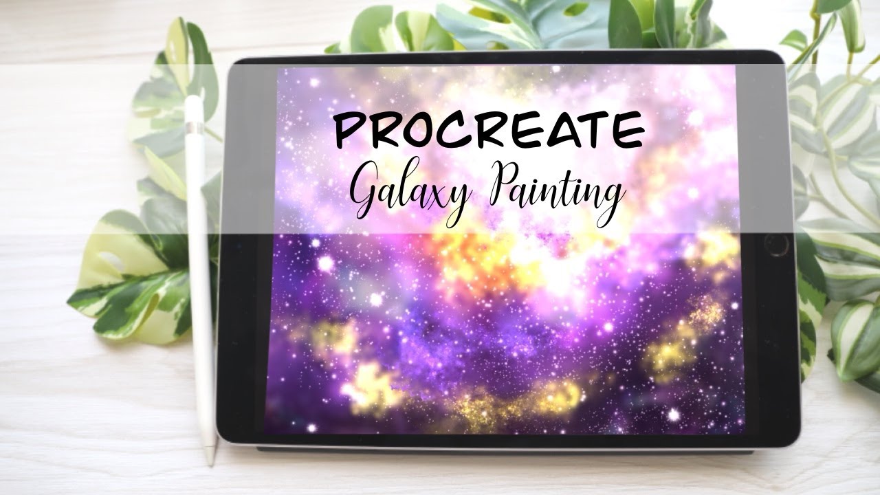 Create Procreate Galaxy Painting: Night Sky Digital Painting on iPad # ...