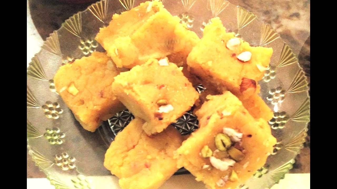 Moong dal ki Barfi - YouTube