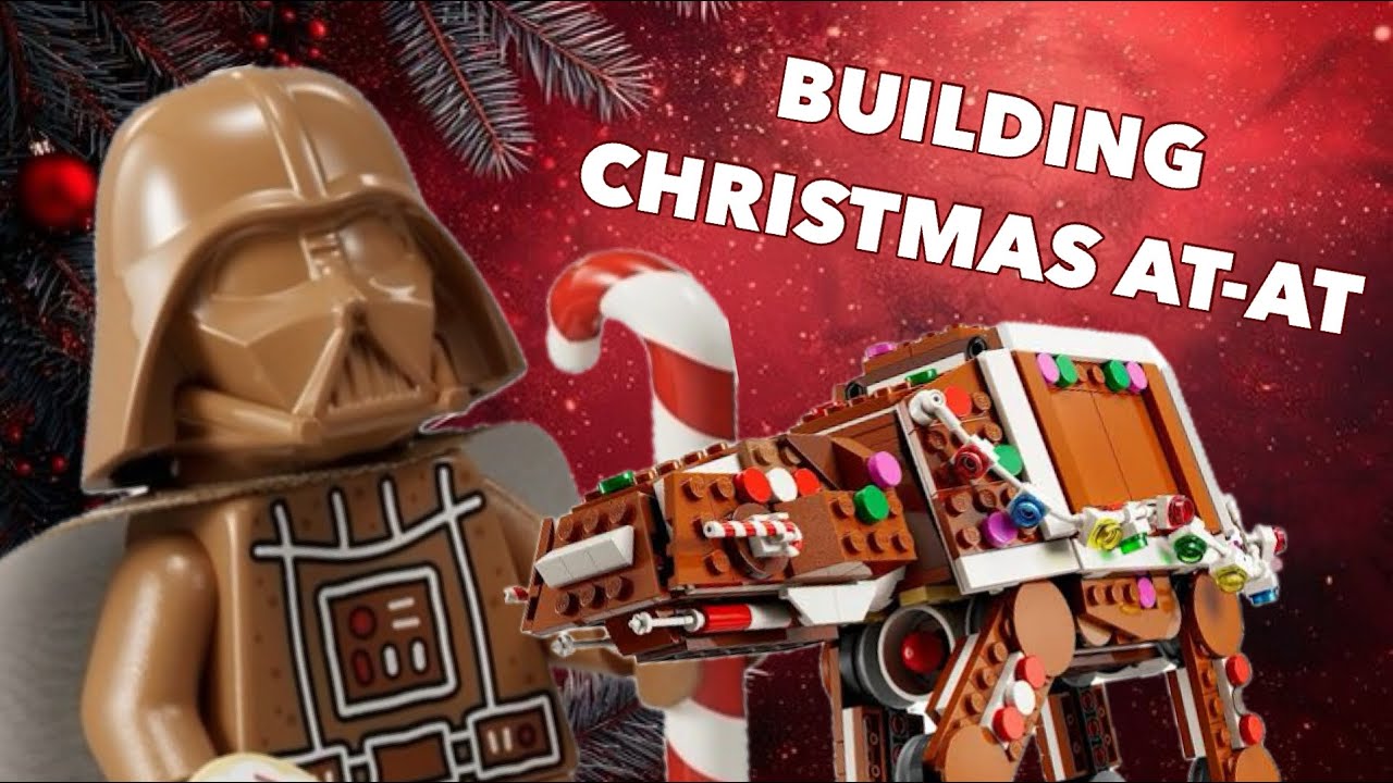 Building Lego Star Wars Gingerbread AT-AT - YouTube