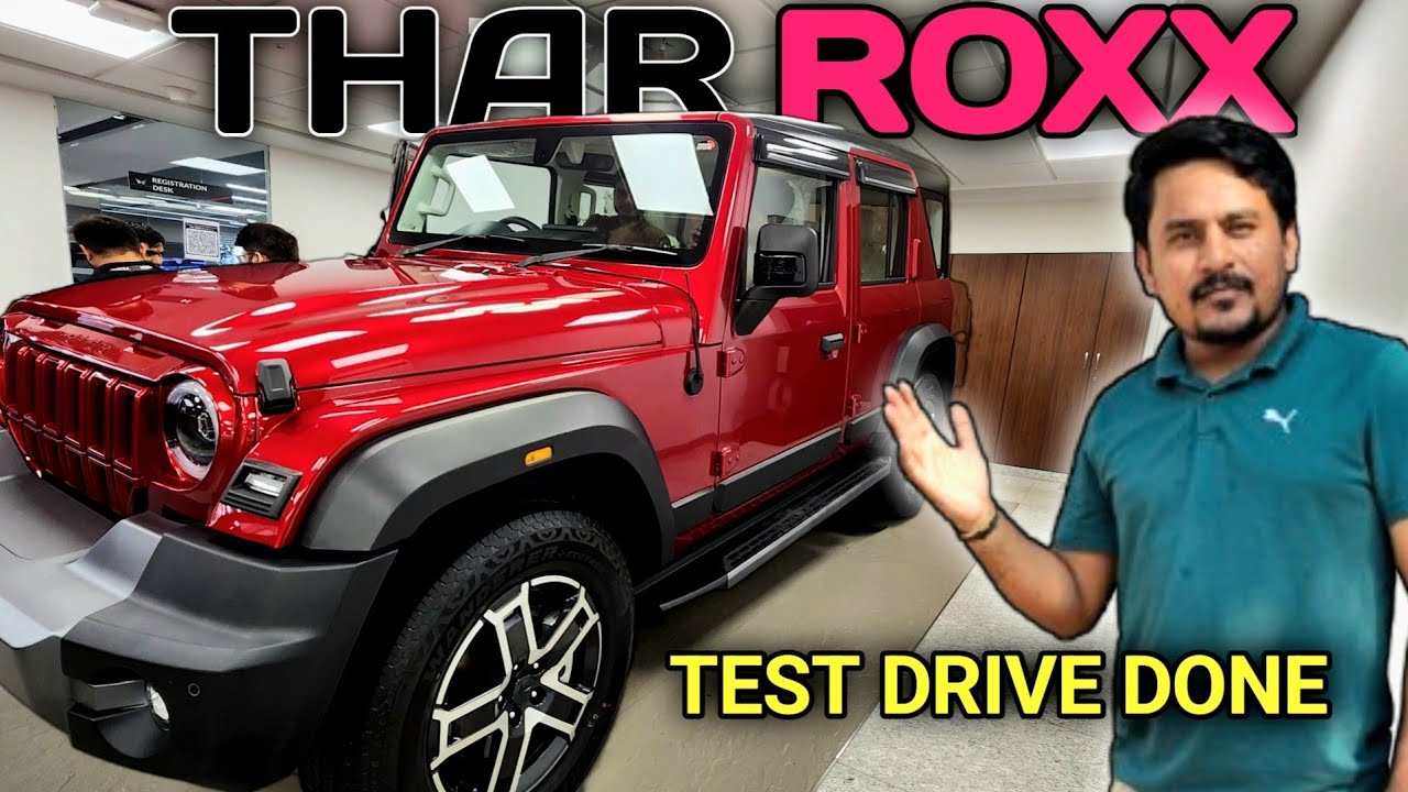 THAR ROXX 5 DOOR COMPLETE DETAIL REVIEW AND TEST DRIVE || 13.50 LAC ...