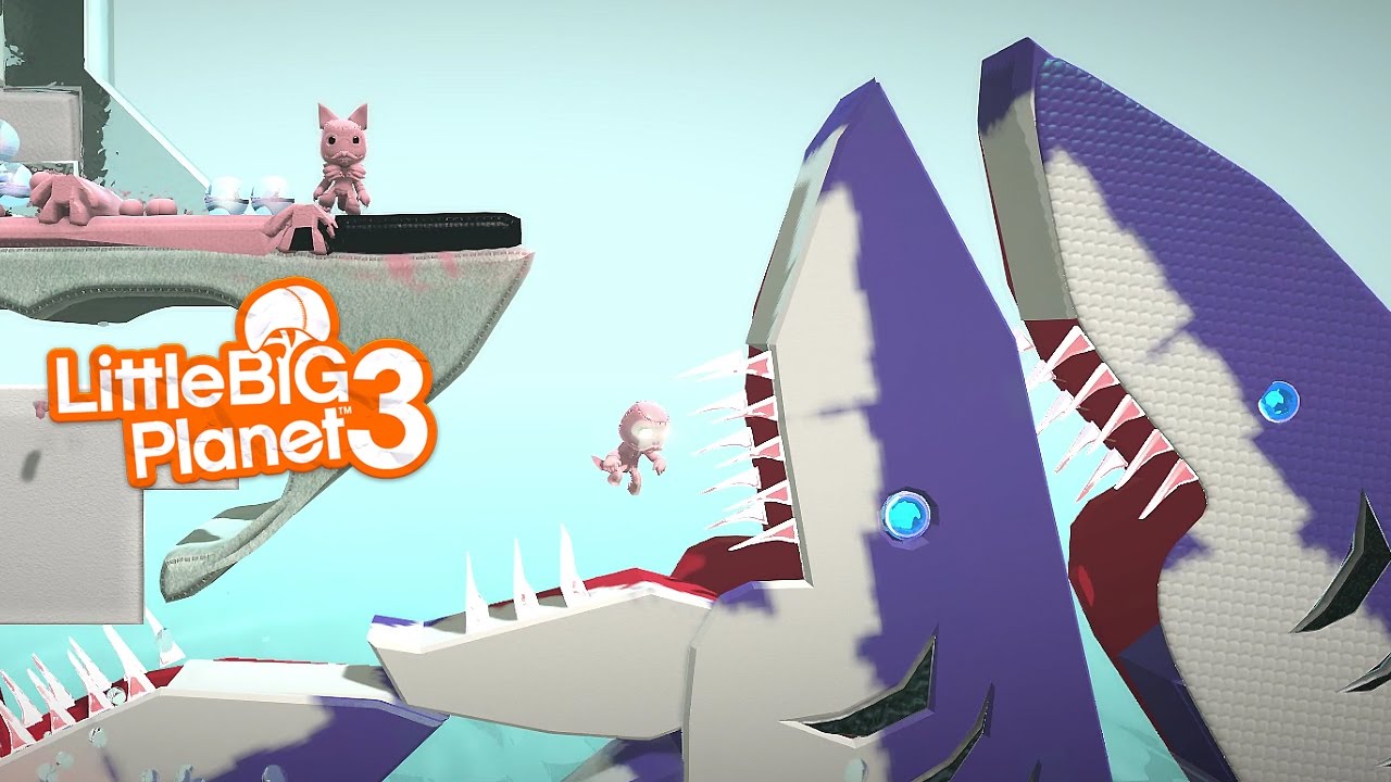 LittleBIGPlanet 3 - SHARK ATTACK & More!!! [Playstation 4] - YouTube