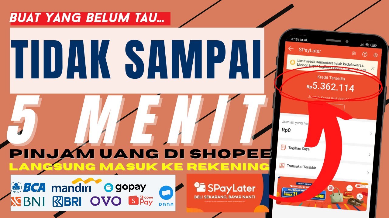 Cara pinjam di shopee - cara mencairkan limit shopee paylater ke ...