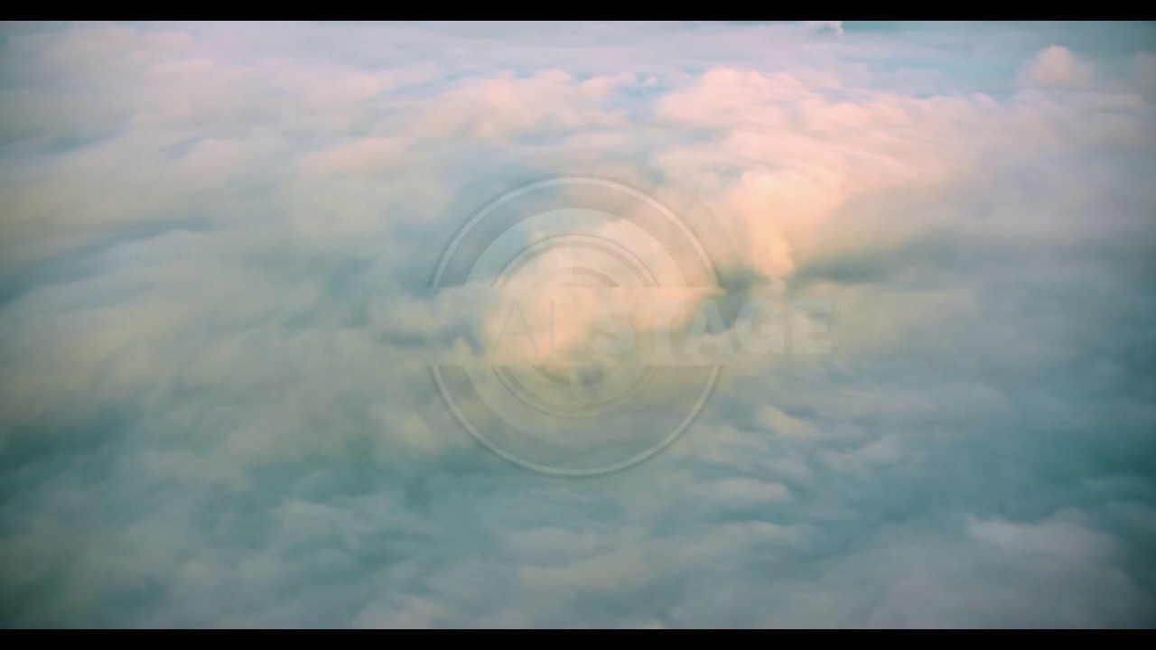 Timeless 4K Aerial View Stock Footage above Cloud Cover, Zeitlose ...