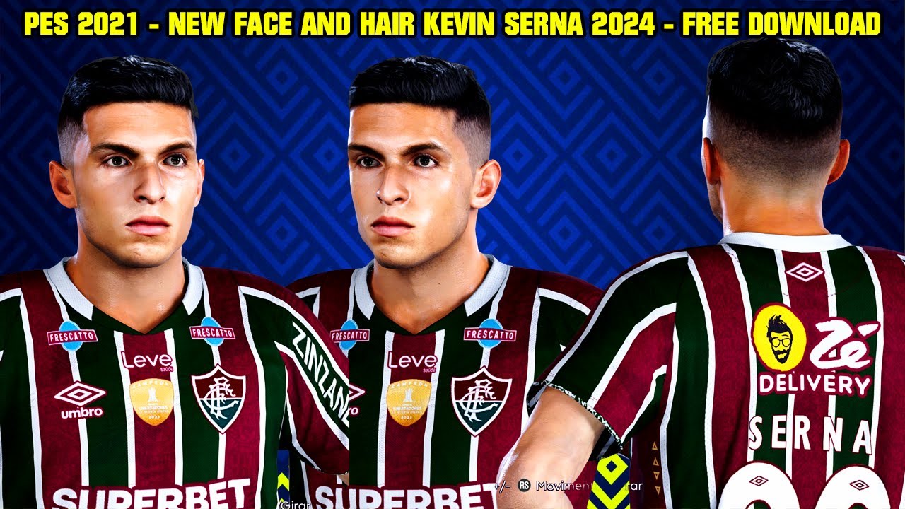 PES 2021 - NEW FACE AND HAIR KEVIN SERNA 2024 - 4K - YouTube