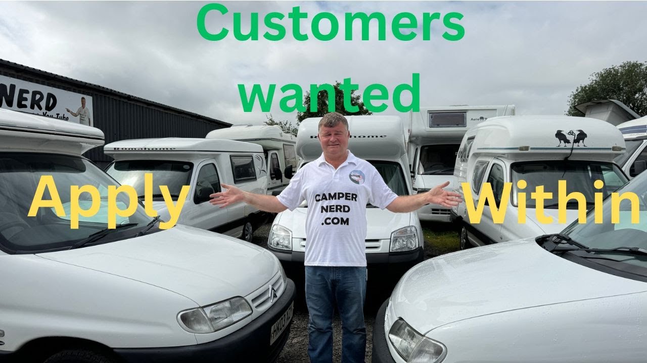 LATEST STOCK FOR SALE BY ANTONY VALENTINE THE CAMPER NERD - YouTube