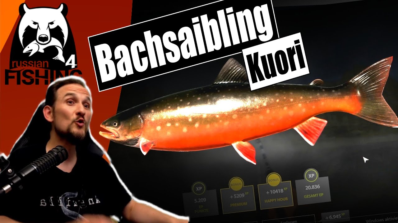 Russian Fishing 4 - Kuori - Bachsaibling, Jigführung, Texas Rig - YouTube