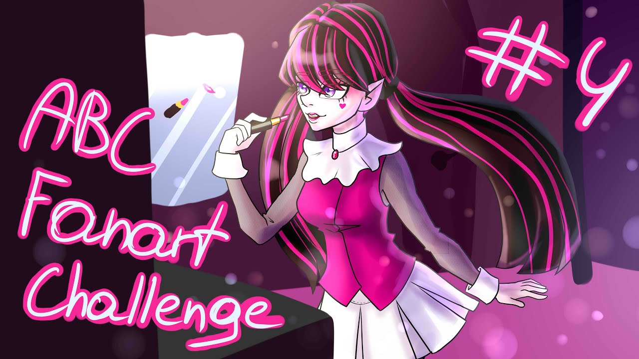 Draculaura (Monster High) | ABC Fanart Challenge 2024 Speedpaint #4 ...