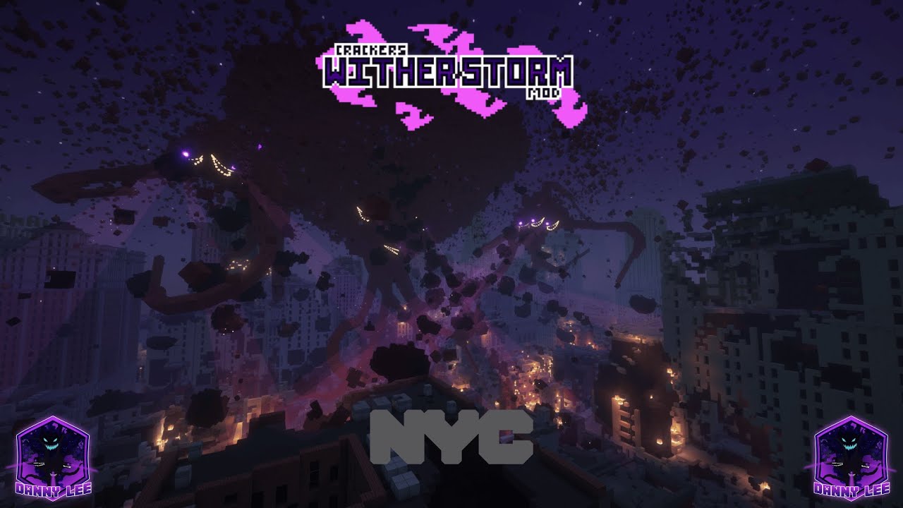 Destroying New York City with The Wither Storm!!!!! [NYS vs CWSM] - YouTube