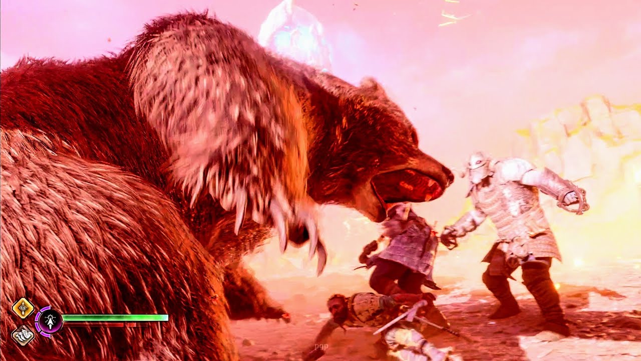 Atreus bear transformation scene - God of War Ragnarok - YouTube
