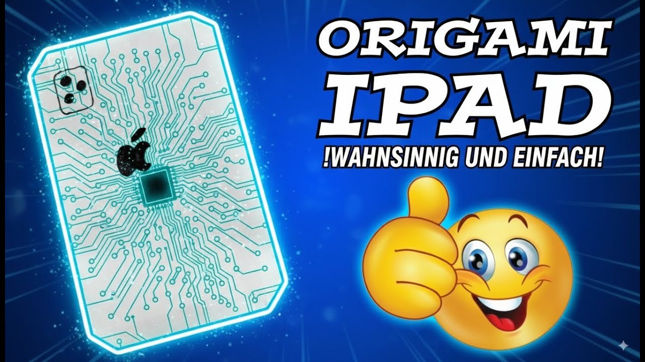 So erstellen Sie ein echt aussehendes iPad aus Papier | Origami Tablet ...
