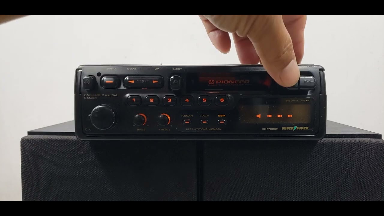 Old School Pioneer KE-1700R AM/FM Cassette Tape Pull Out Radio Car ...