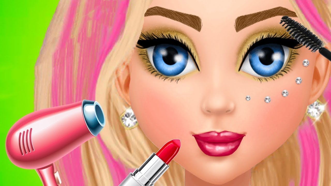 Superstar Girl Fashion Awards Kids Games - Makeover Makeup Dress Up Pet ...