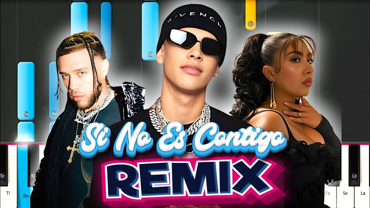 Cris MJ, Kali Uchis, JHAYCO - SI NO ES CONTIGO REMIX 🎹 - YouTube