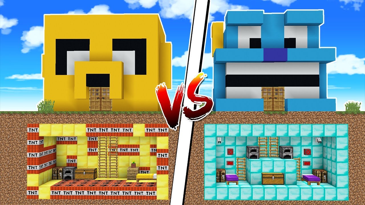 MIKECRACK VS MONDONGO 😱 ¿CUAL SERA LA MEJOR BASE SECRETA DE MINECRAFT ...