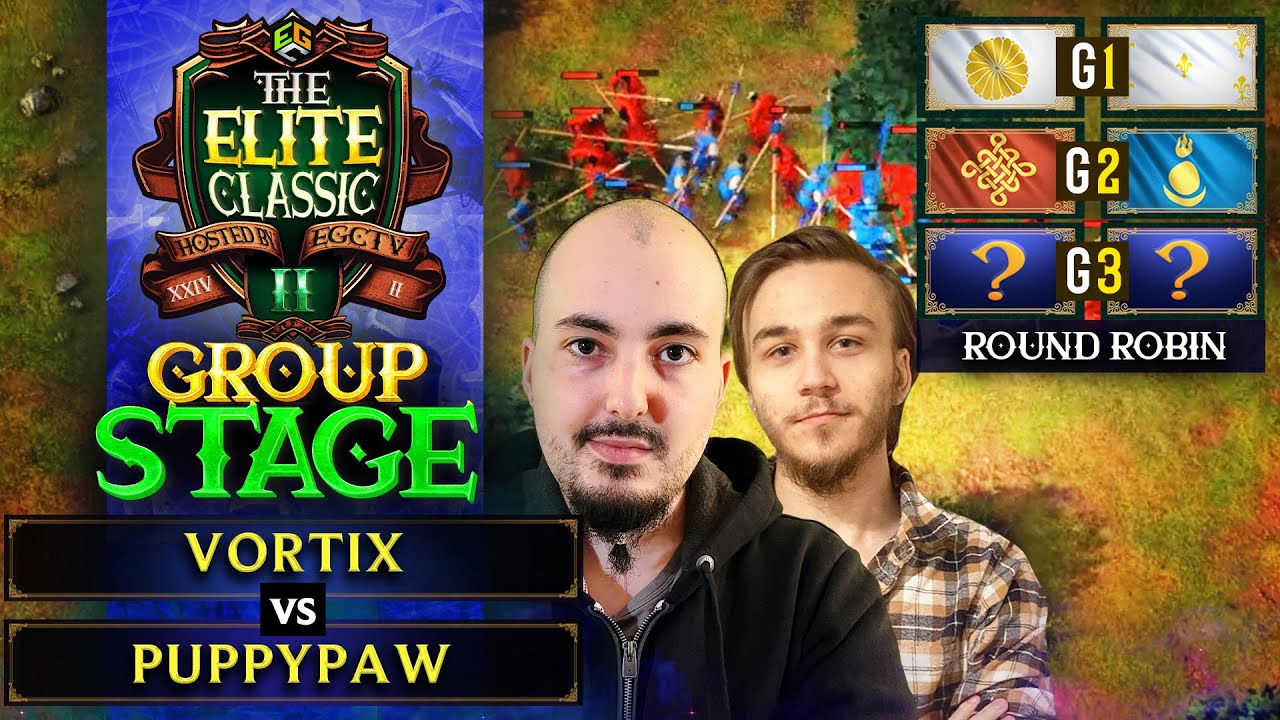 The $25,000 Elite Classic II - Main Event! Group Stage - VortiX vs PuppyPaw - YouTube