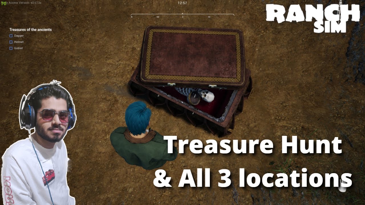 Treasure Hunting In Ranch Simulator And All 3 Locations Of Treasure ...