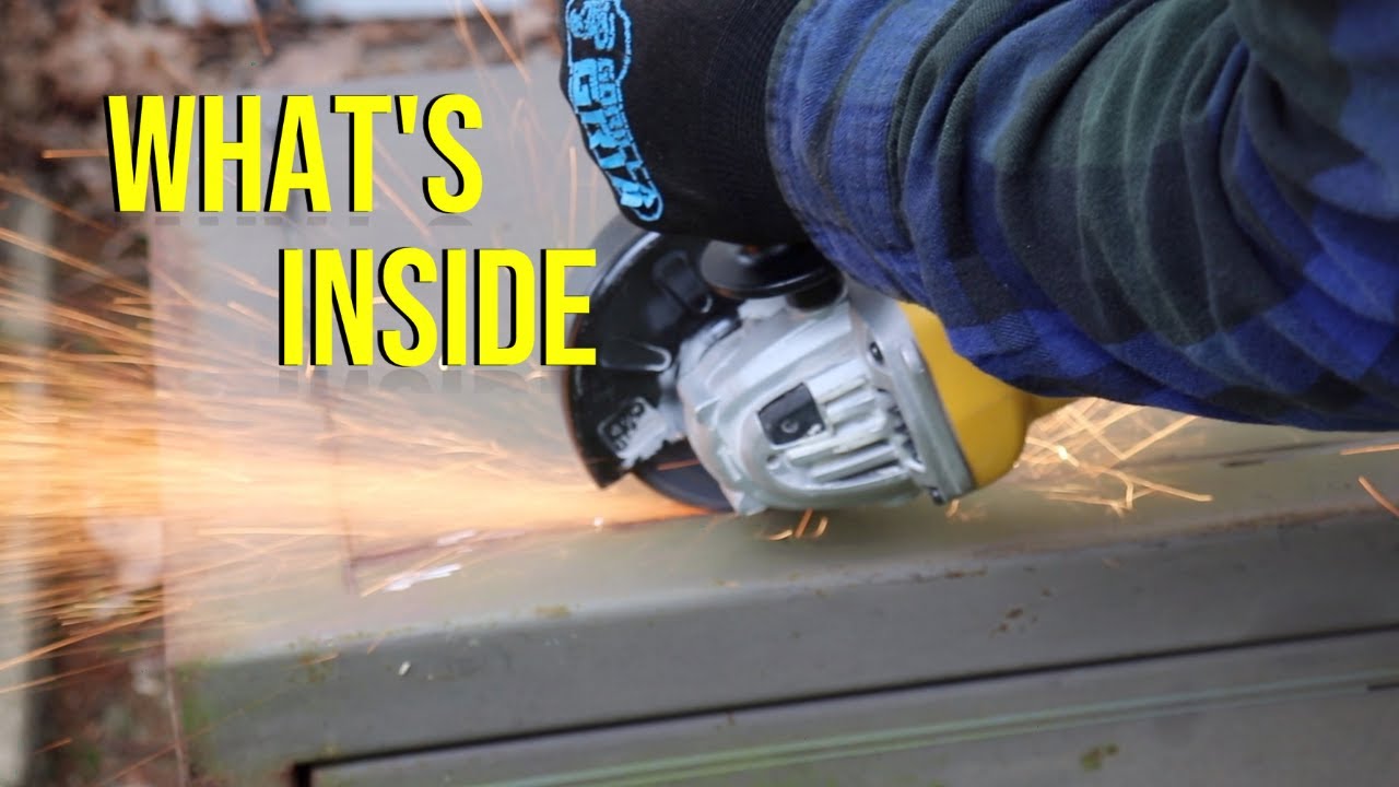 Cutting Open A 30 Year Old GUN SAFE! - YouTube