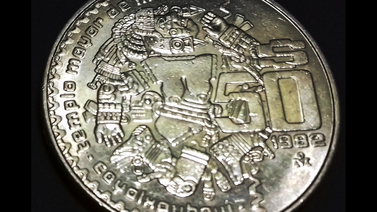 PRECIO DE MONEDAS 50 pesos coyolxauhqui - YouTube
