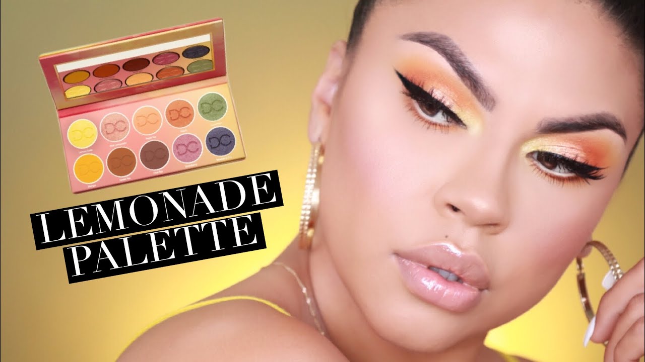 LEMONADE PALETTE BY DOMINIQUE COSMETICS | REVIEW AND MAKEUP TUTORIAL ...