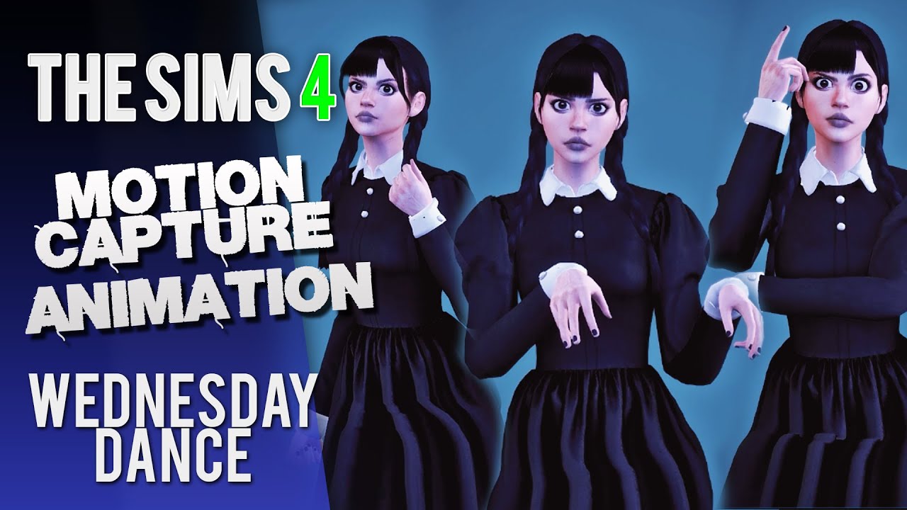The Sims 4 | Wednesday Addams Dance Animation Download - YouTube