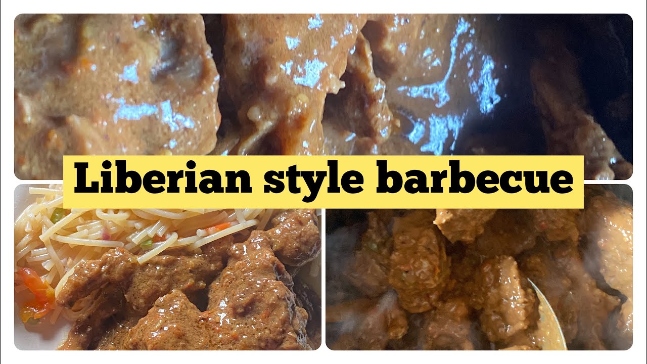 How to cook the best barbecue || Liberian style at home - YouTube