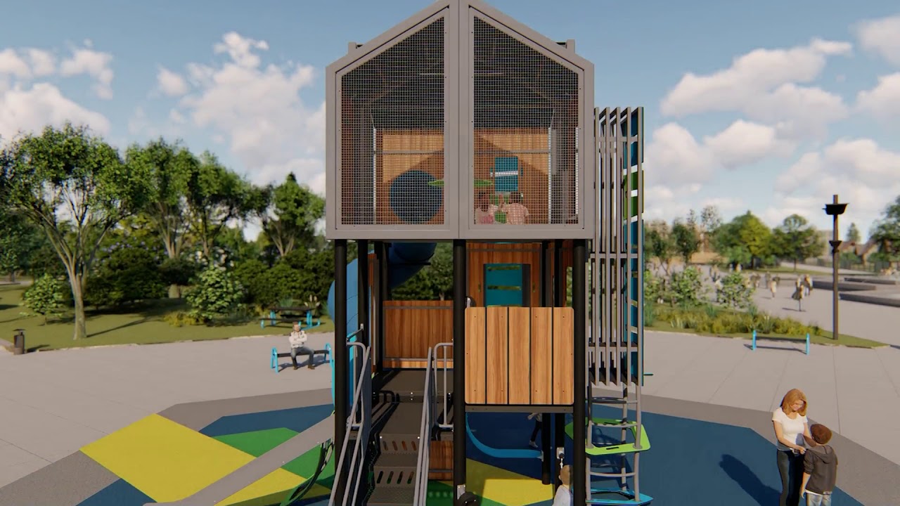 A modern, playful and creative tower for children thirsting for new ...