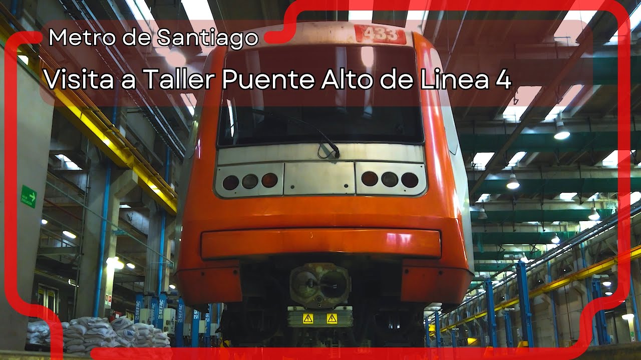 Visita a Taller Puente Alto de Metro y conociendo al tren AS02 por ...