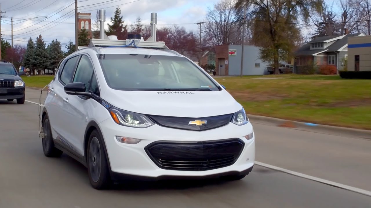 Chevrolet Bolt EV - GM Autonomous Vehicle Testing - YouTube