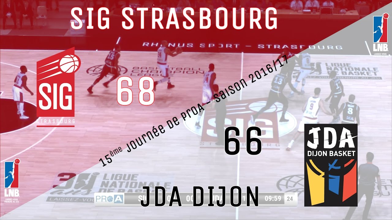 Highlights SIG Strasbourg / Dijon - YouTube