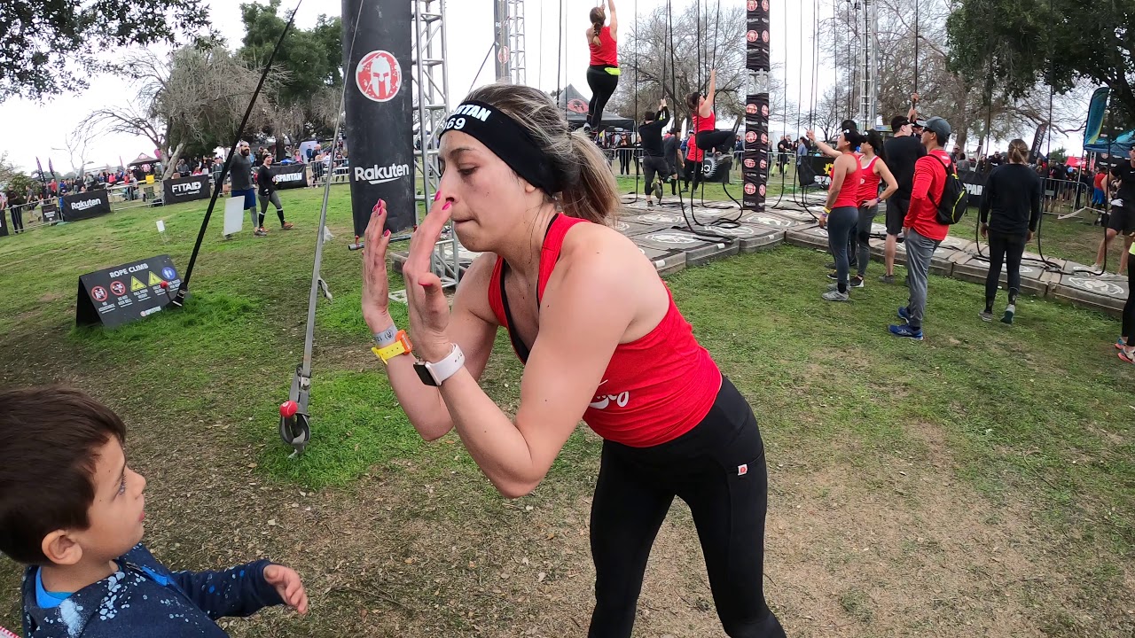 Spartan race 2020 rope climb - YouTube