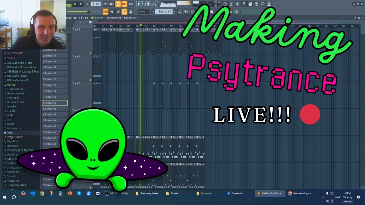 Making Psytrance from Scratch LIVE #4 🔴 - YouTube