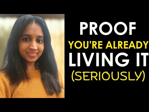 THE 3 SECOND EXPERIMENT THAT PROVES YOU'RE ALREADY LIVING YOUR DESIRED LIFE