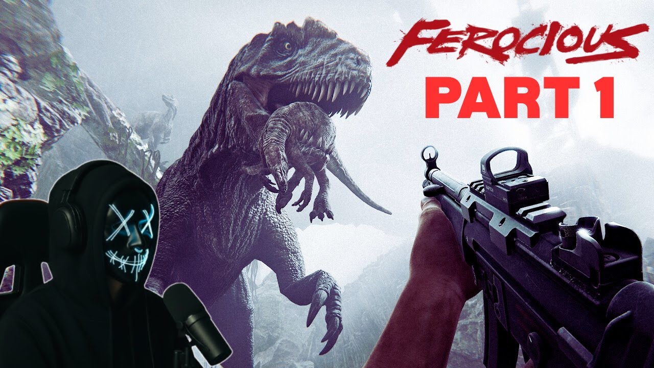 FEROCIOUS Gameplay Walkthrough Part 1 (Dinosaur Survival Horror Game ...