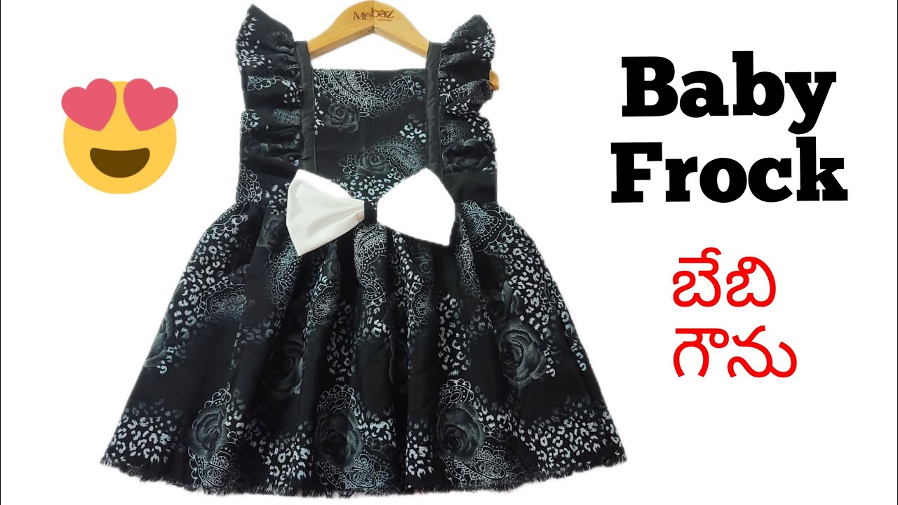Baby frock cutting and stitching| very easy baby frock for 3 years baby ...