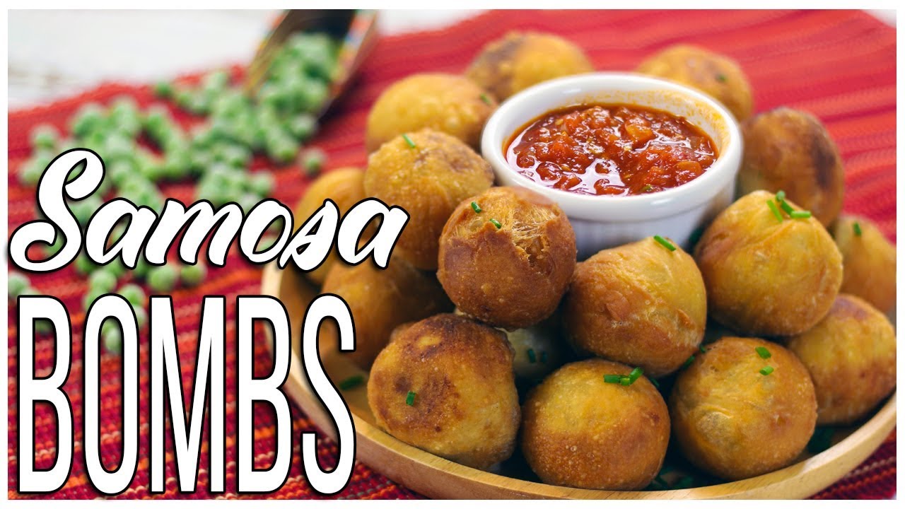 Vegan Pizza Dough Samosa Bombs - Angry Broccoli Recipes - YouTube